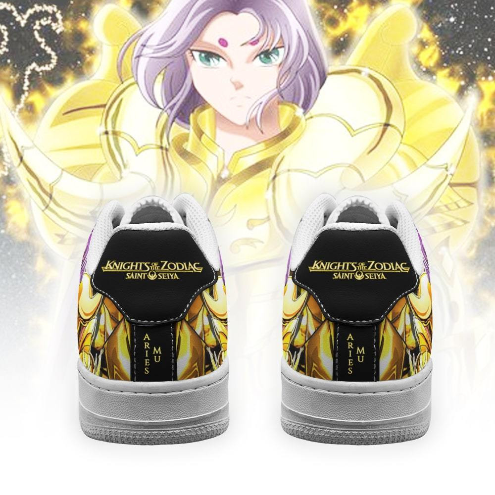Aries Mu Sneakers Uniform Saint Seiya Anime Shoes - Mirvac Goodozi