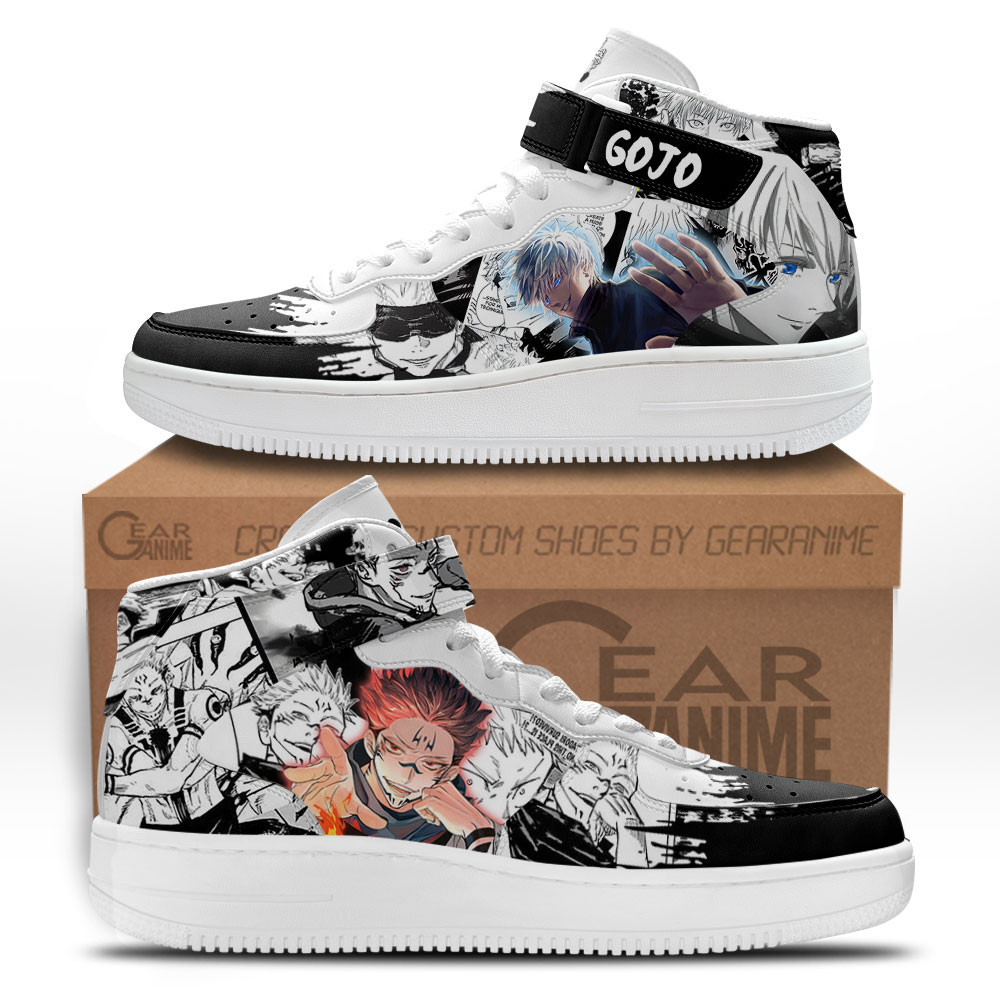 Satoru Gojo and Sukuna Air Mid Shoes TT2705 - Mirvac Goodozi